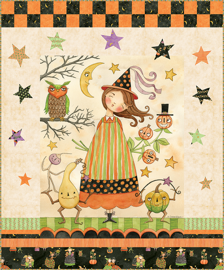 Ghoul Friend Panel Quilt Kit | Quilt Fabric Closeouts